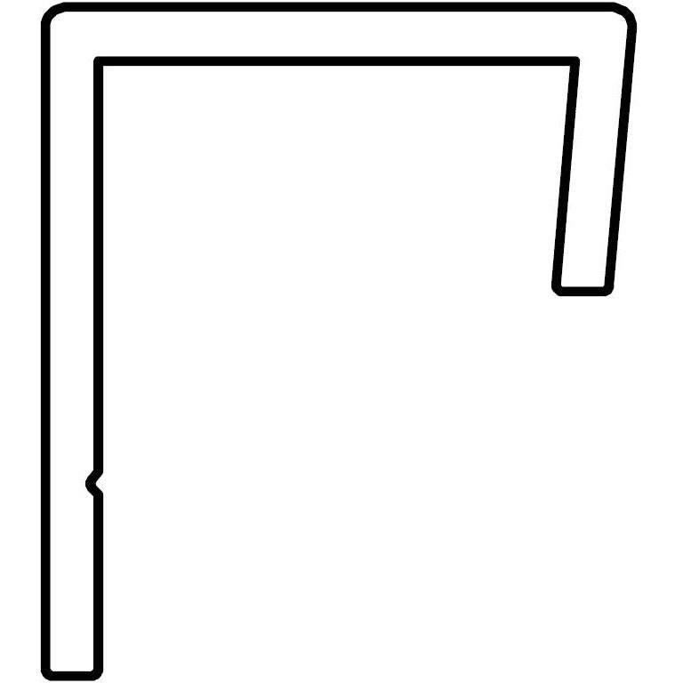 Wallboard Square Edging Strip (End Cap) PVC - 2440mm